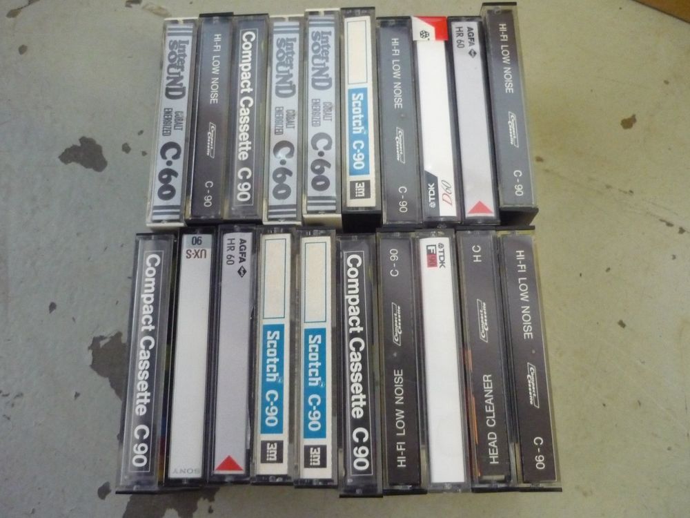 20 stk. Audio Kassetten Vintage Cassette (Gebraucht) in Beringen für ...