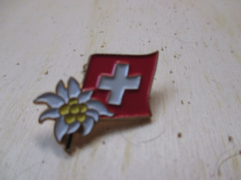 Schweiz Edelweiss Pin | Kaufen auf Ricardo