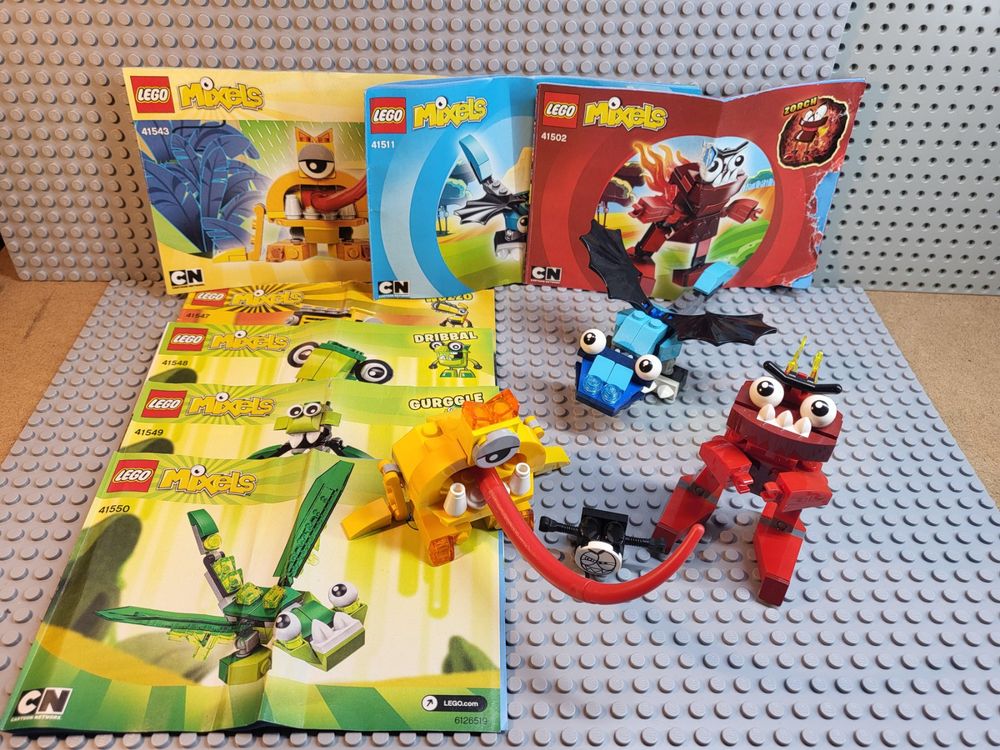 3 Lego-Mixels, 41502, 41511, 41543 und weitere Anleitungen (Gebraucht ...