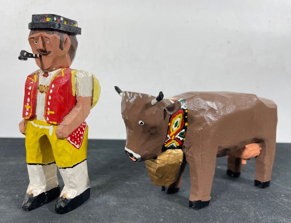 David Locher geschnitzte Appenzeller Skulpturen | Kaufen auf Ricardo