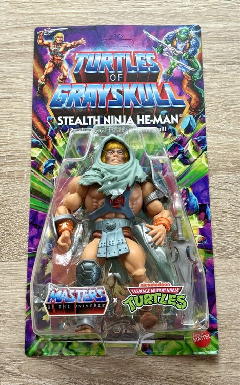 STEALTH NINJA HE-MAN Turtles Masters of the Universe Motu (Neu und ...