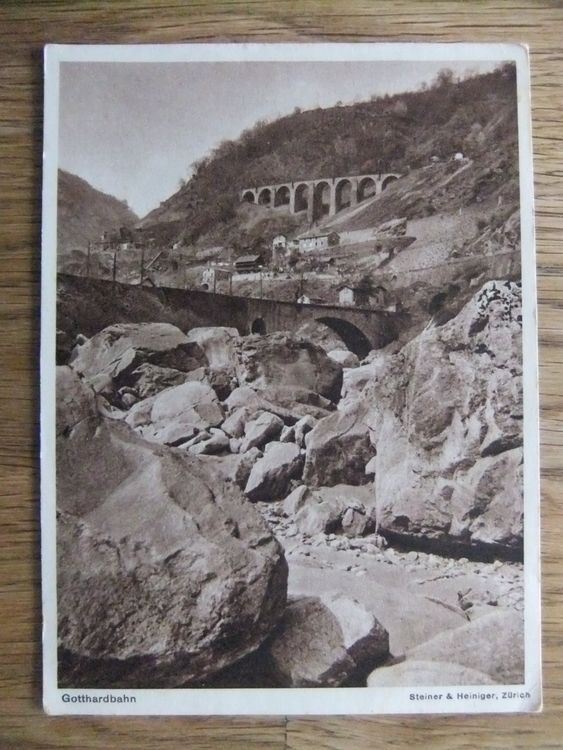 Gotthardbahn Karte vom Schweizerischen Samariterbund (Gebraucht) in St. Niklaus VS für CHF 7 ...