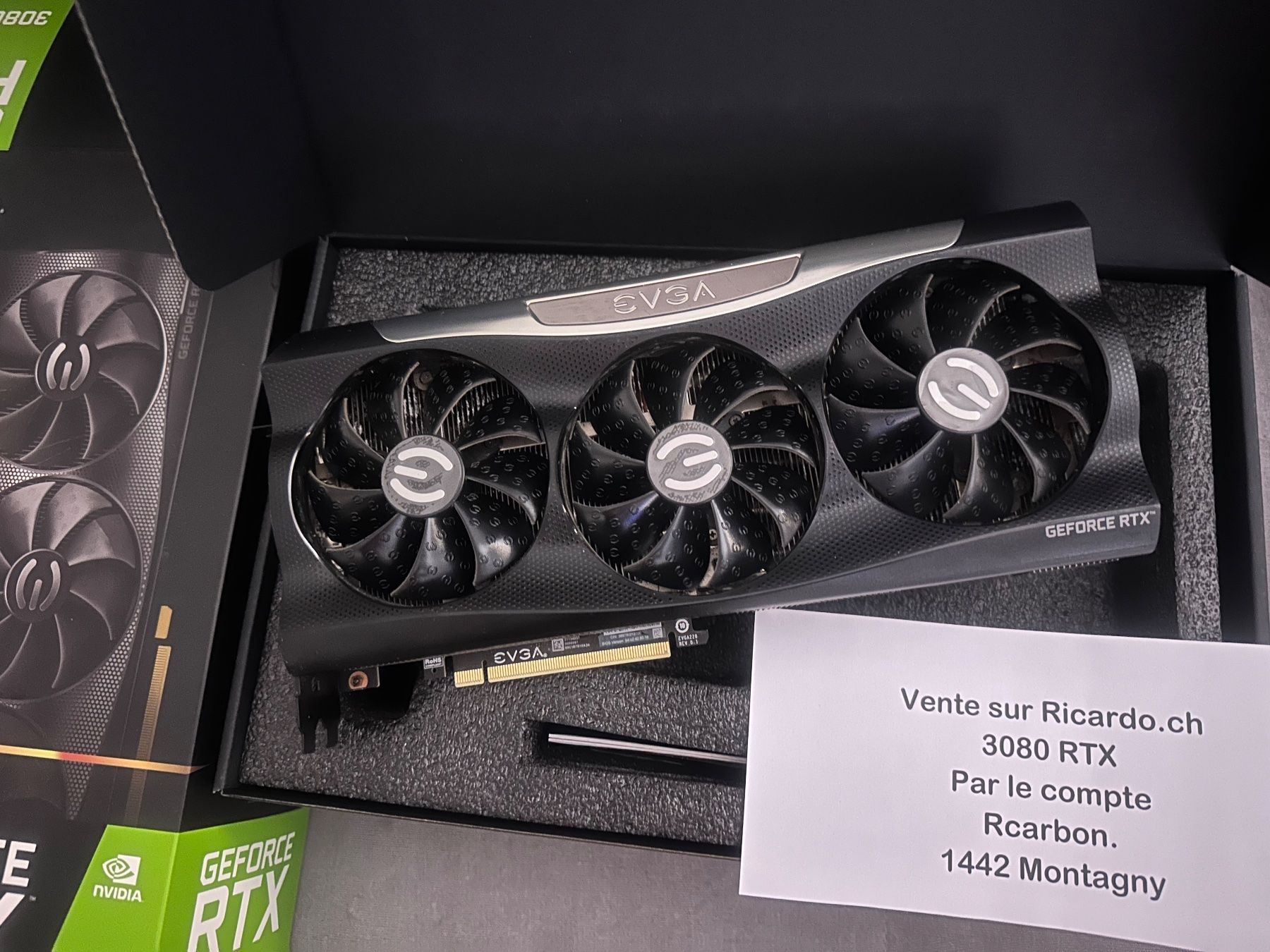 EVGA 3080 RTX 10G FTW3 Ultra (D'occasion) à Montagny-Yverdon pour CHF ...