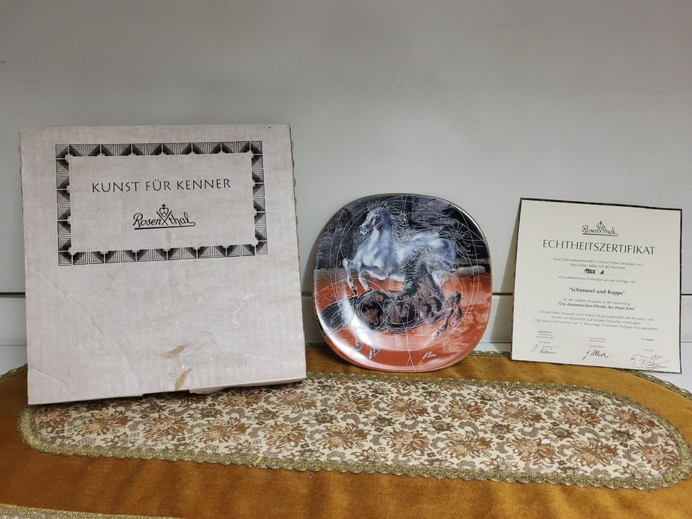 Hans Erni Porzellan-Teller ab 5.-**** | Kaufen auf Ricardo