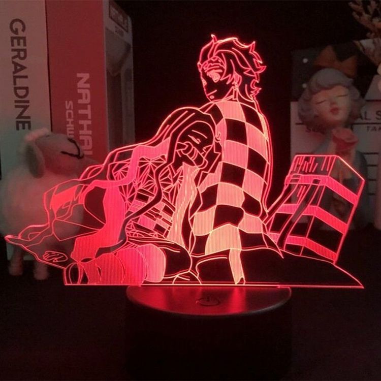 Anime 3D Led Lampe - Tanjiro & Nezuko | Kaufen auf Ricardo