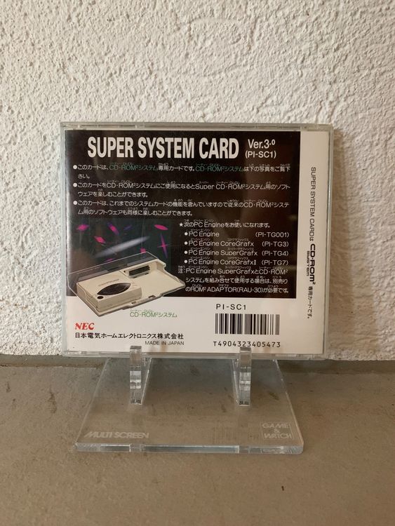 PC Engine / Super System Card Vers. 3 (Gebraucht) in Kölliken für CHF ...