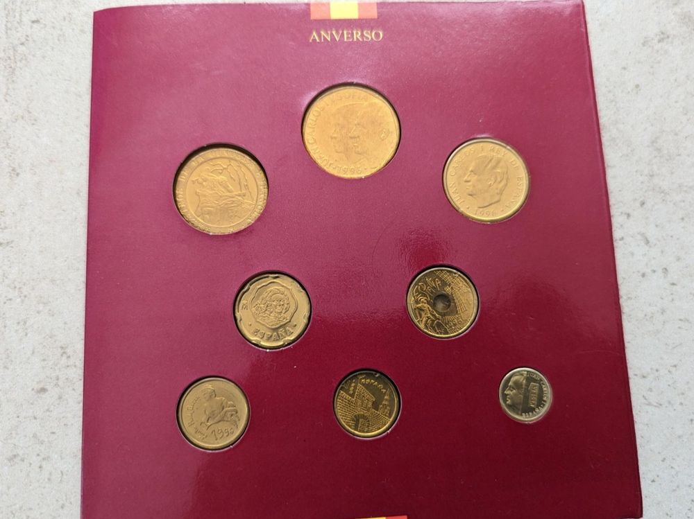 Spain set coins of 1996 (Neu und originalverpackt) in Porrentruy für ...