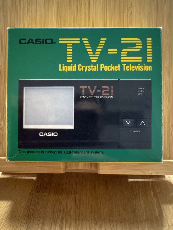 Casio TV-21 Taschenfernseher LCD Vintage Retro 80er Jahre (Gebraucht ...