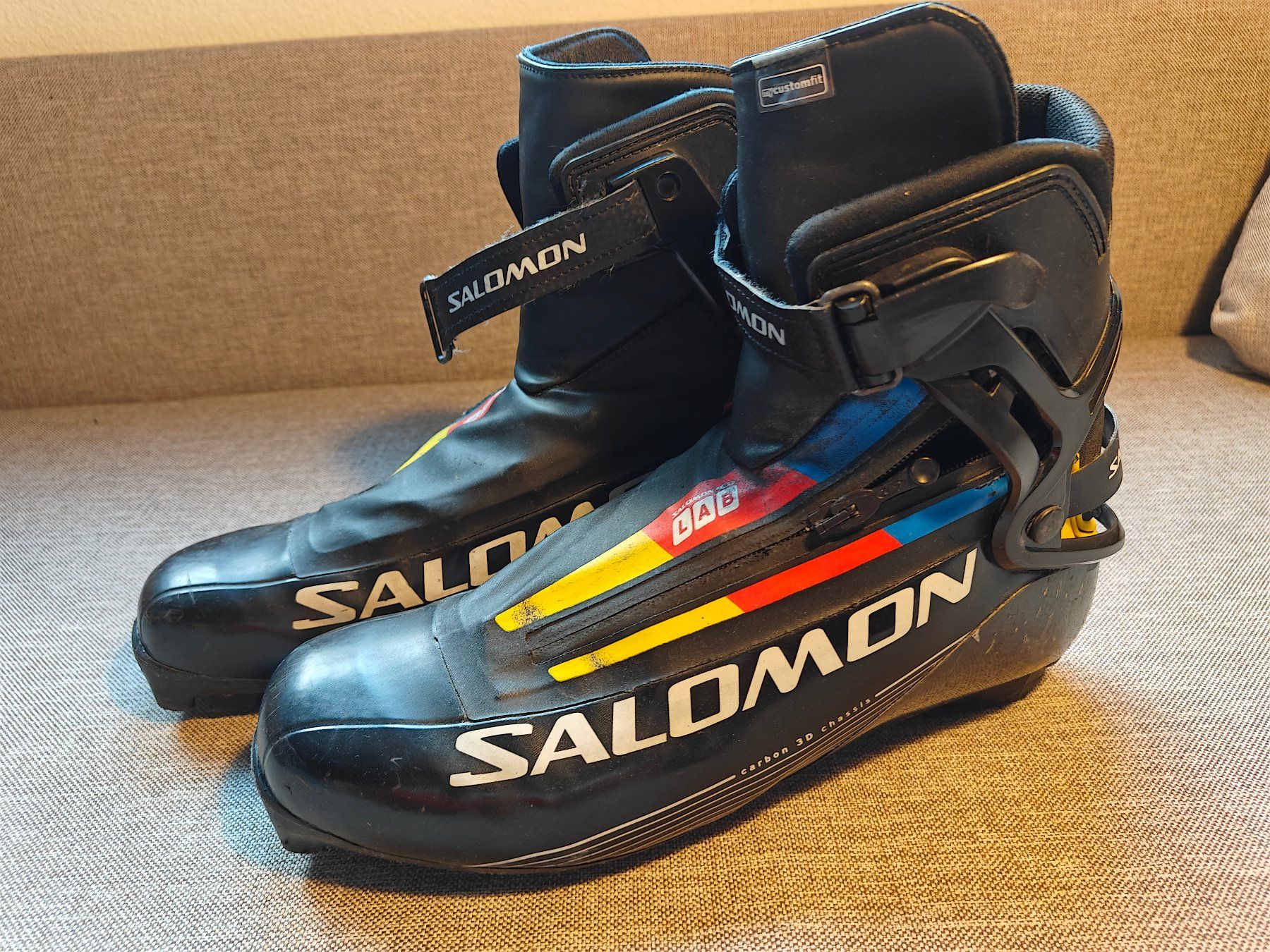 SALOMON Skating Ski Boots SNS Pilot US 12 / EUR 46.66 CM 30 (Neu ...