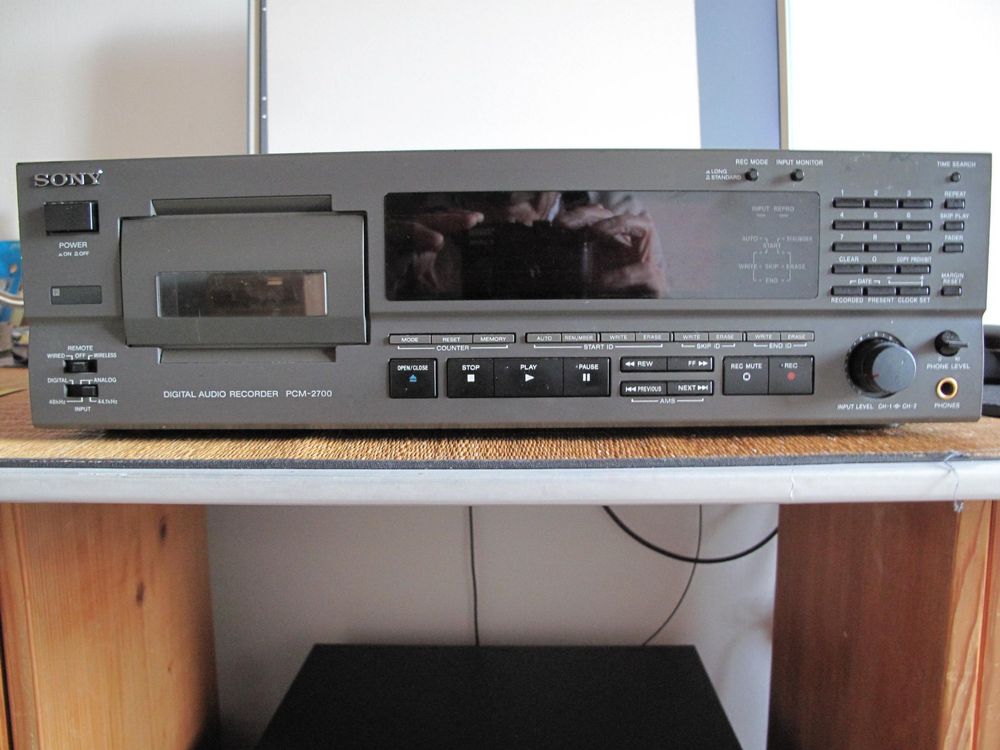 SONY Digital Audio Tape Recorder PCM-2700 Serial Nr. 600515 | Kaufen ...