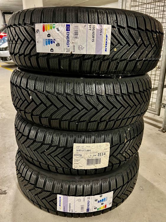 NEU! Winterreifen / -pneu Michelin Alpin 6, 195 / 65 R15 | Kaufen auf ...