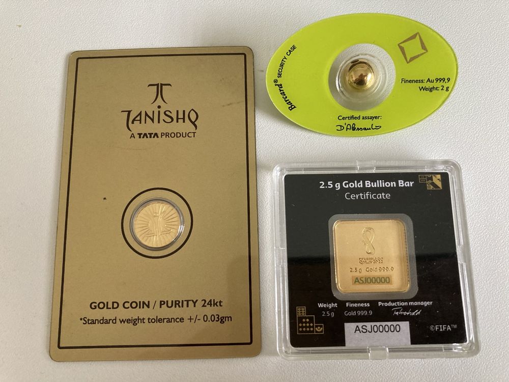 5.5gr Kleine Goldbarren (Gebraucht) in Pregassona für CHF 395 – mit ...