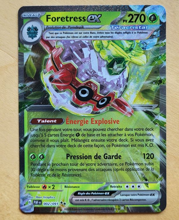 Foretress Ex 002/091 Pokémon Destinées de Paldea Carte FR | Kaufen auf ...