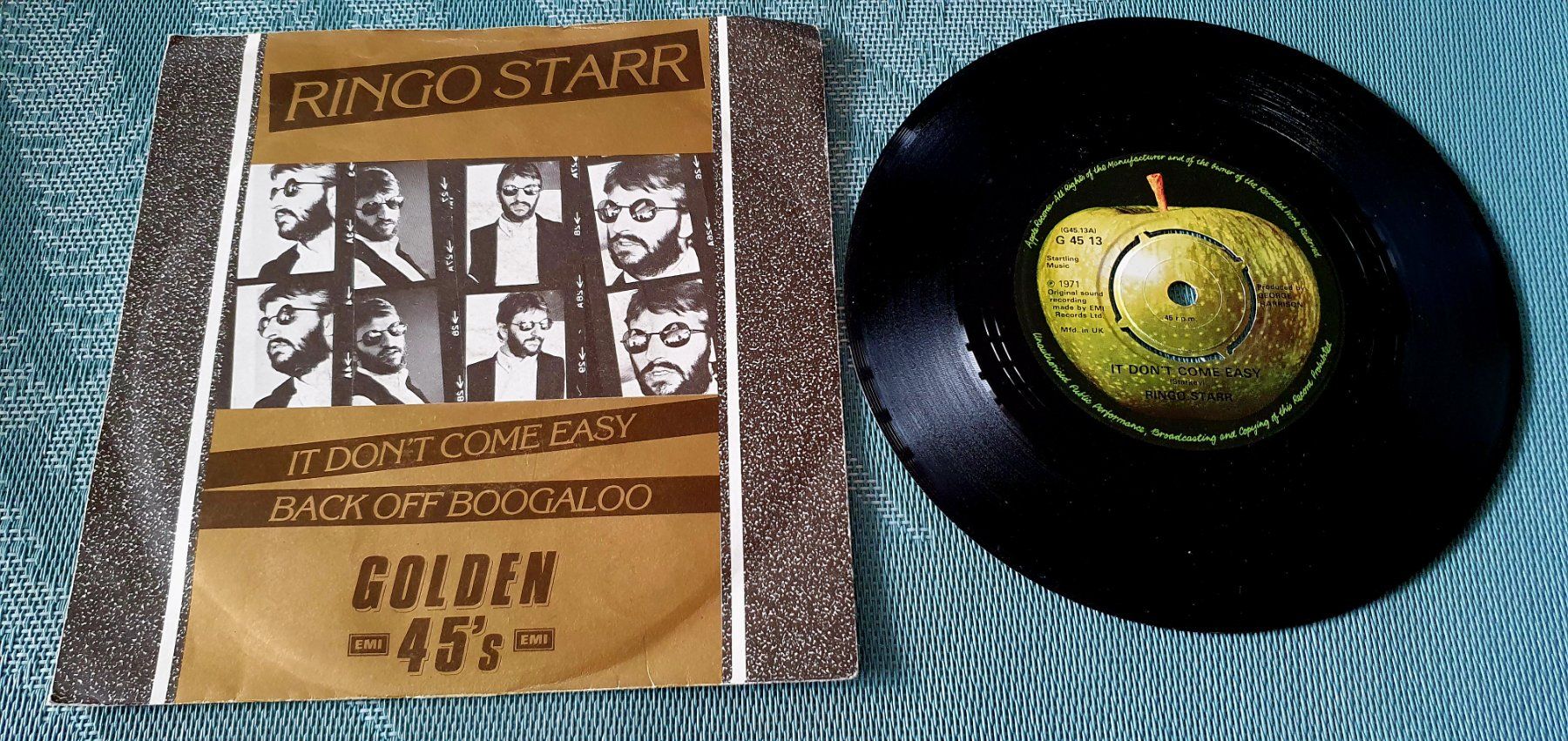 RINGO STARR, It don't come easy/Back of..., UK Single (Gebraucht) in ...