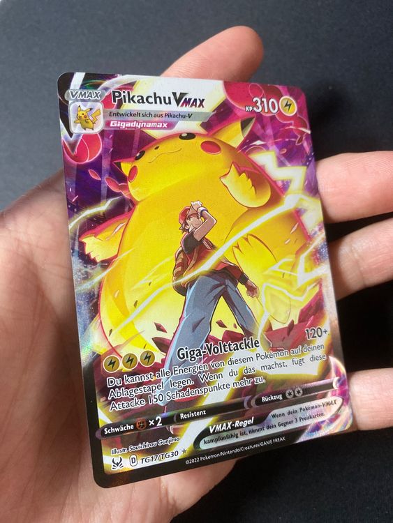Pikachu VMAX TG17 - Spl. Illustr. Rare - Lost Origin - DE (Neu (gemäss ...