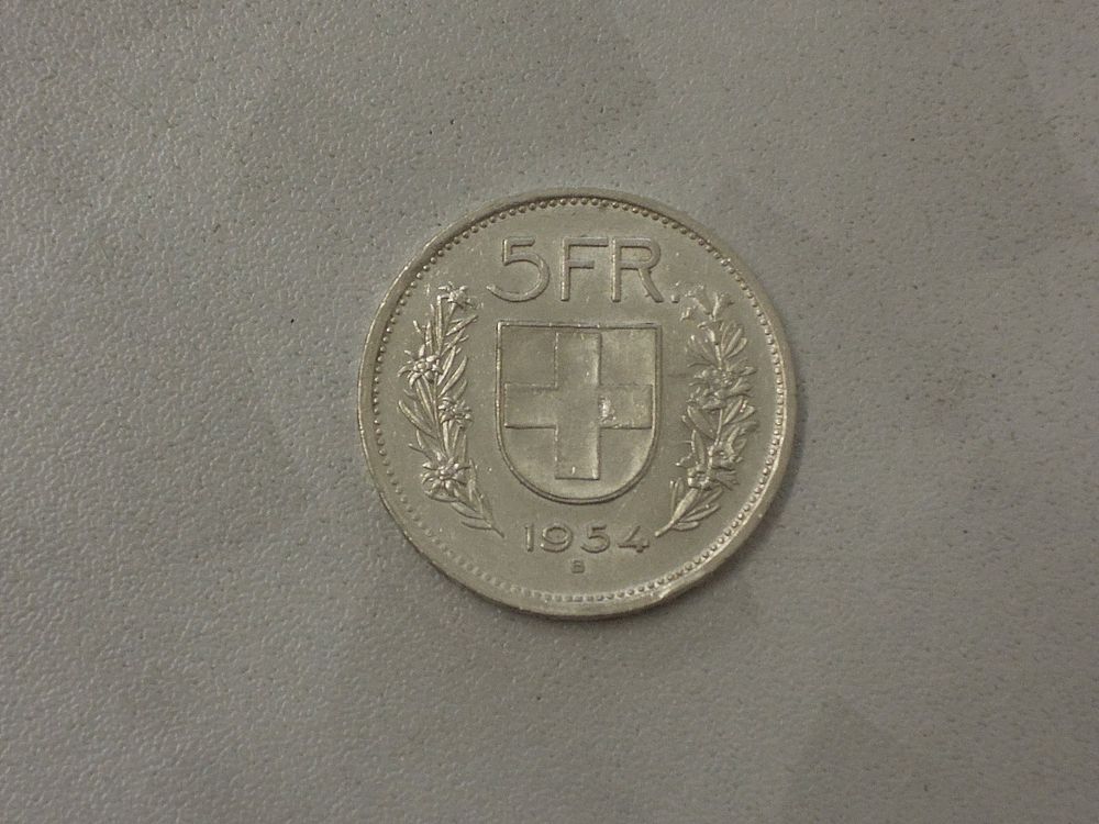 Schweizer 5 Franken 1954 Silber Voz | Kaufen auf Ricardo