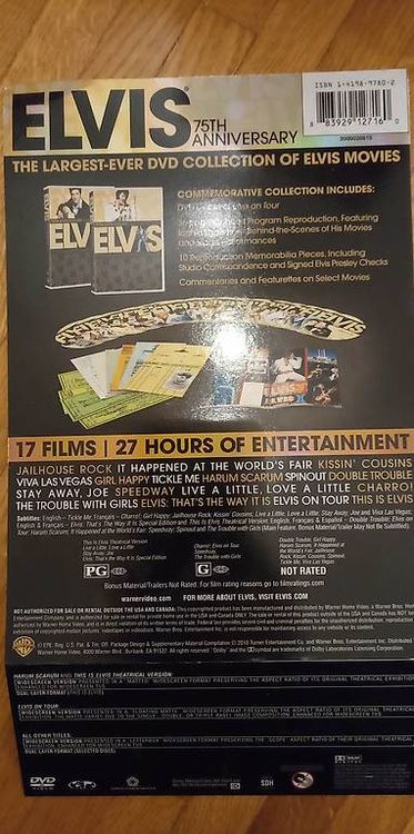 Elvis collection dvd commémorative et blu-ray exclusive (Gebraucht) in ...