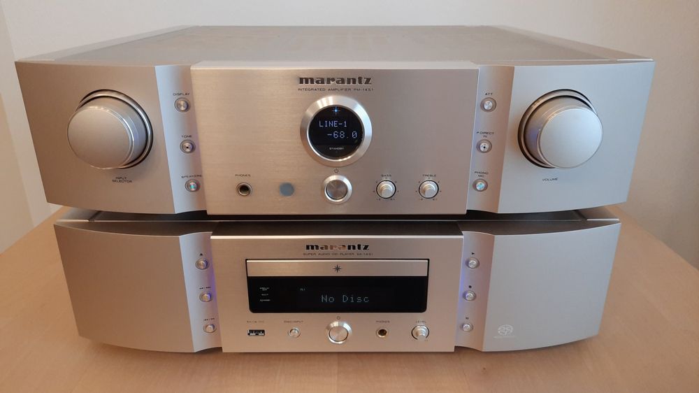 Marantz PM-14S1 Amp 2x140W/4Ohm und SA-14S1 SACD/CD Player (Gebraucht ...