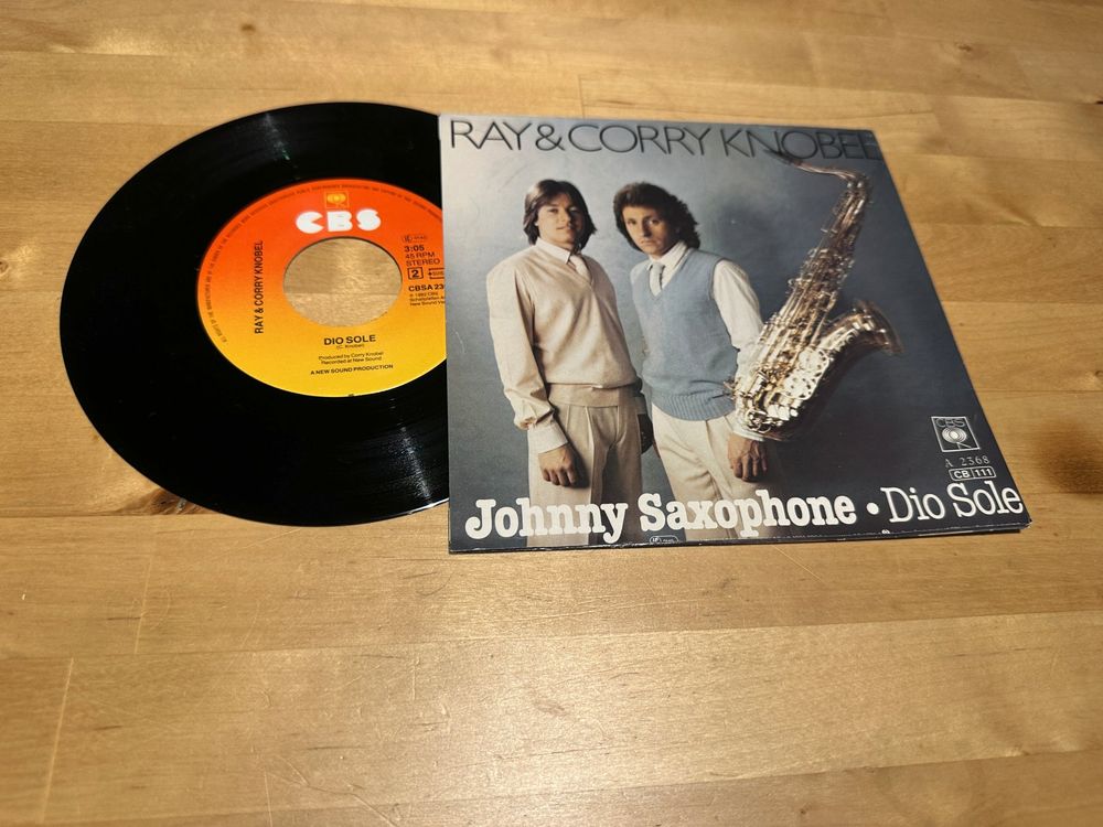 RAY & CORRY KNOBEL rare Single Johnny Saxophone SWISS Kult (Gebraucht) in Basel für CHF 8 – mit ...
