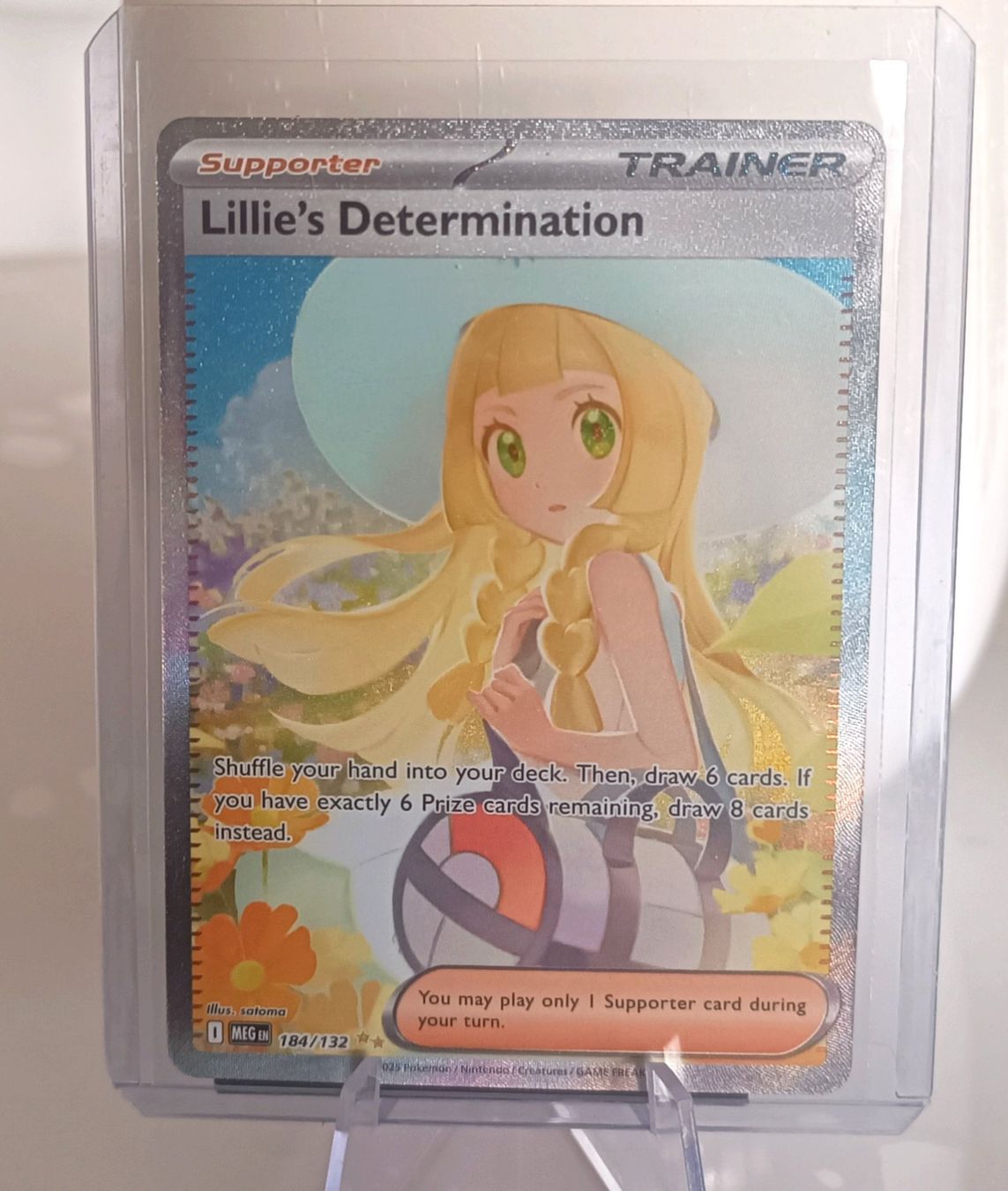 Lillie's Determination 184/132 Pokemon mega evolution MEG EN (Neu ...