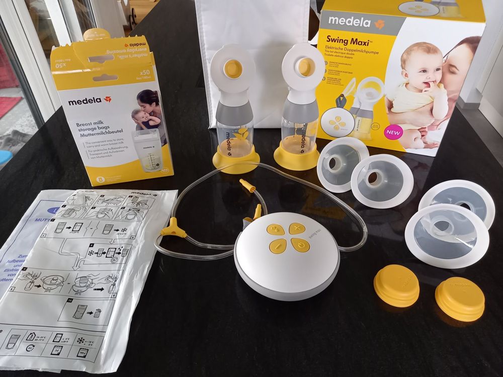 Medela Swing Maxi elektrische Doppelpumpe mit Zubehör | Kaufen auf Ricardo