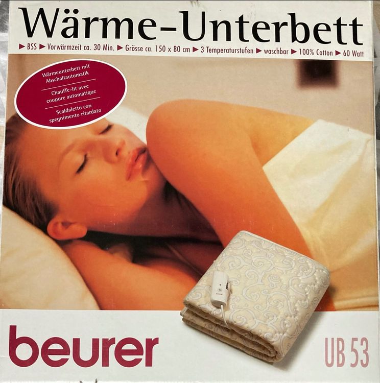 WÄRME UNTERBETT VON BEURER, NEU | Kaufen auf Ricardo