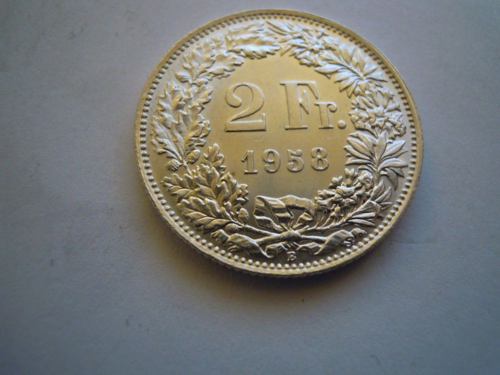2 Fr. 1958 unz | Kaufen auf Ricardo