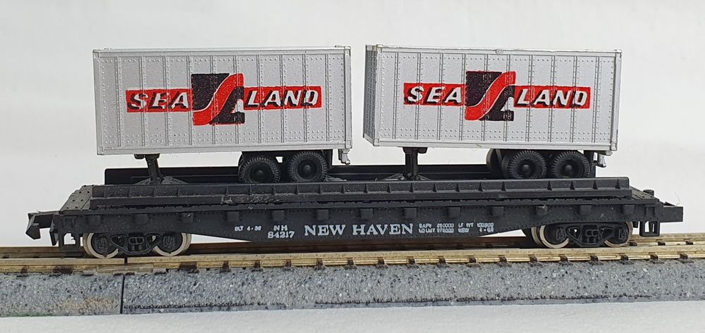 Bachmann 5543 New Haven 84217 Flatcar 50 Foot Trailer (Gebraucht) in ...