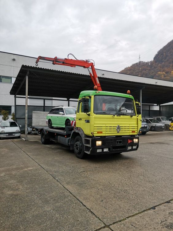 Renault Abschleppwagen mit Kran ab 1.- F (Gebraucht) in quartino für ...