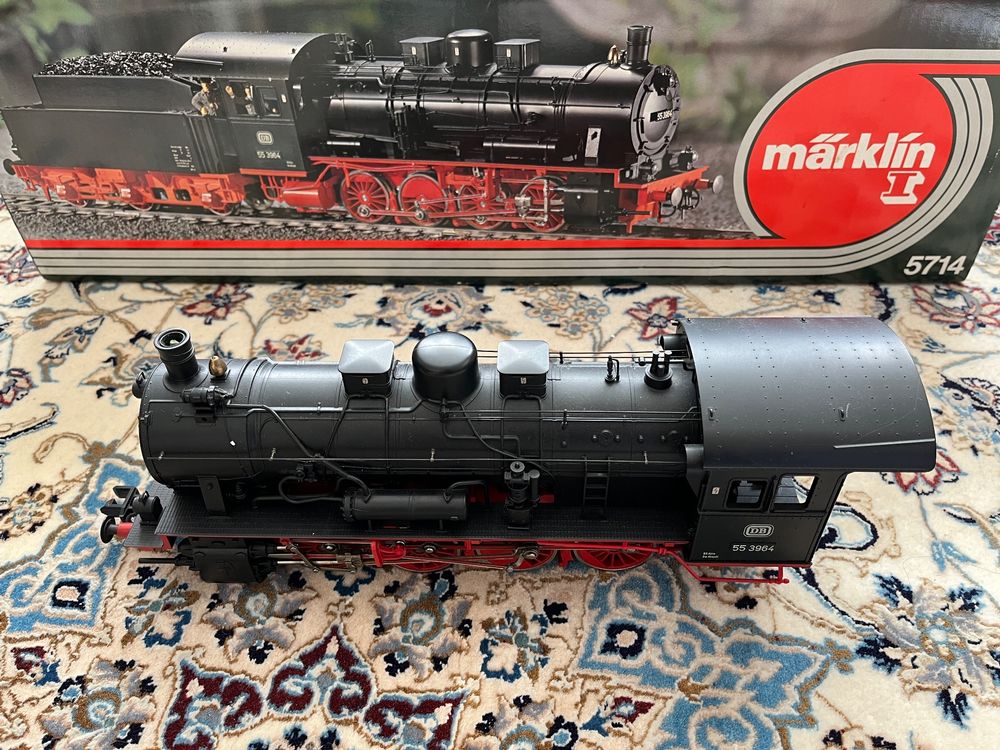Märklin 5714 Spur 1 Dampflok BR 55 3964 der DB in OVP (Gebraucht) in ...