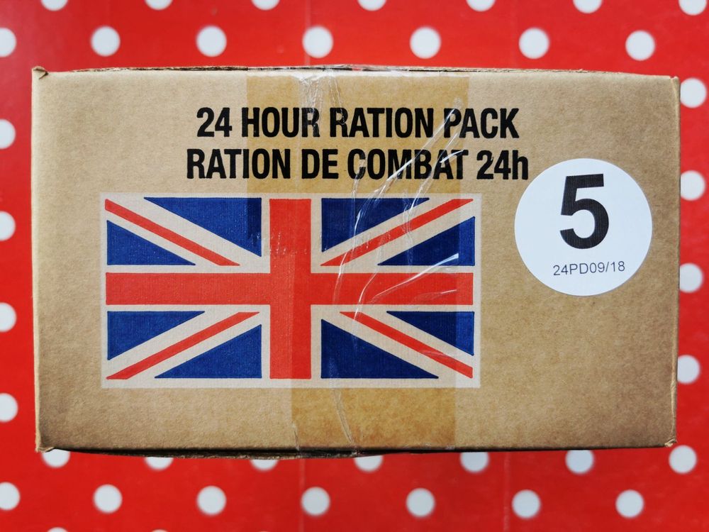 UK British Army 24h Operational Ration Pack Menu #5 (MRE) (Neu und ...