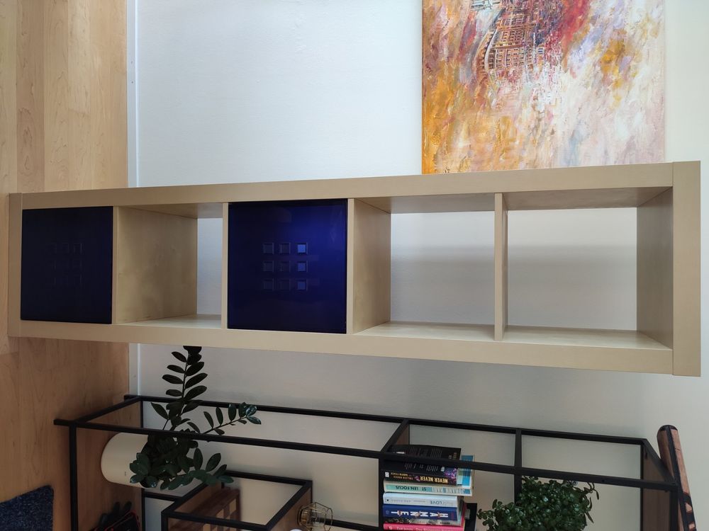Ikea Regal mit blauen Boxen (Gebraucht) in Neuhausen für CHF 20 – nur ...
