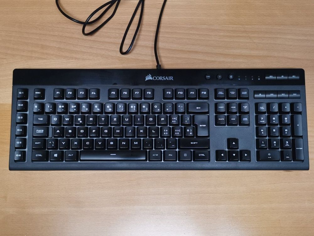 Corsair K55 RGB (CH-Layout) (Gebraucht) in Langenthal für CHF 18 – mit ...