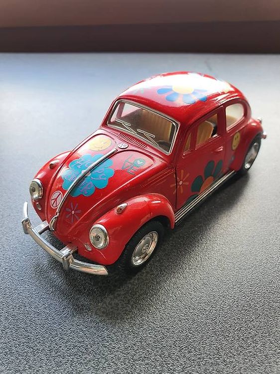 VW Käfer Modellauto, Hippie Look, Sammlerstück, Top! (Neu (gemäss ...