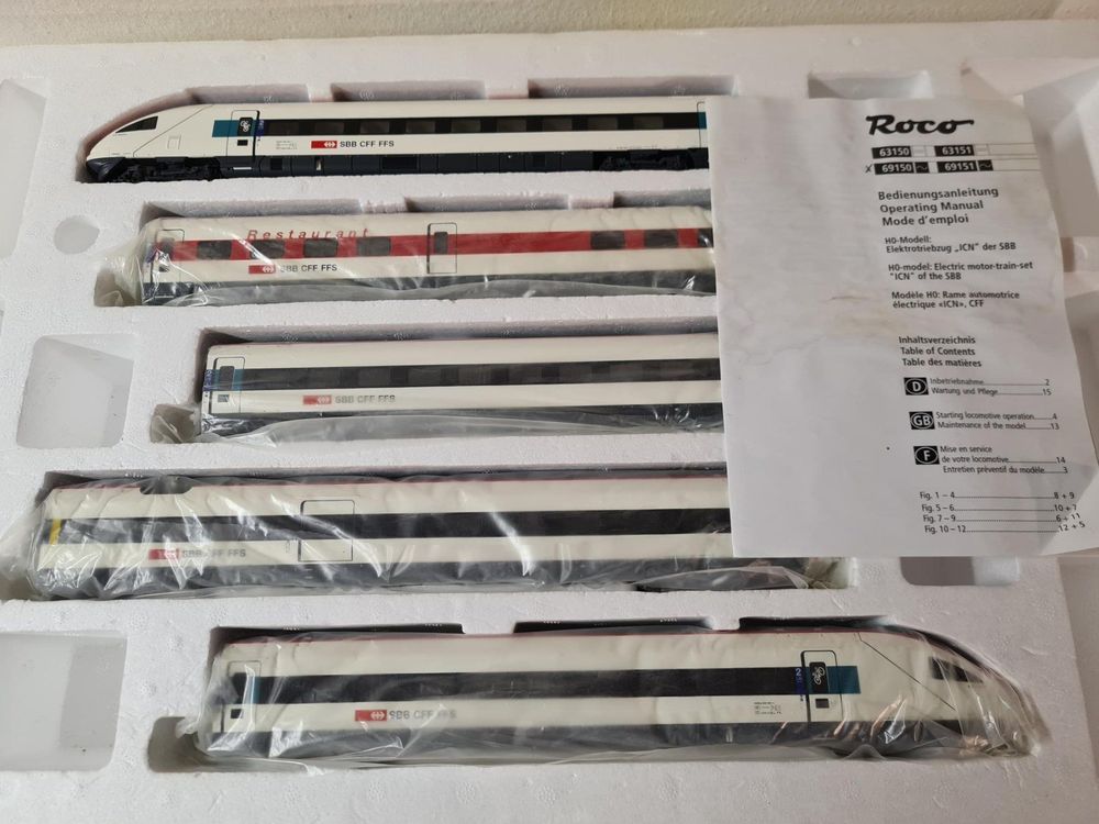 Roco ICN 69150 H0,AC Digital 5 teilig (Gebraucht) in Liesberg-Dorf für ...
