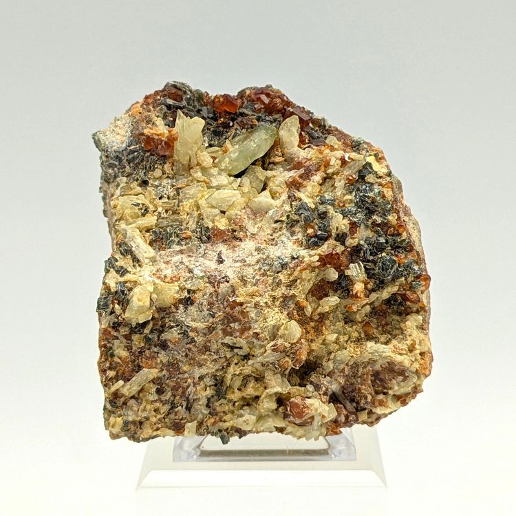 DIOPSID, ROTE HESSONIT mit CLINOCHLOR, Italien (Nuovo e nell ...