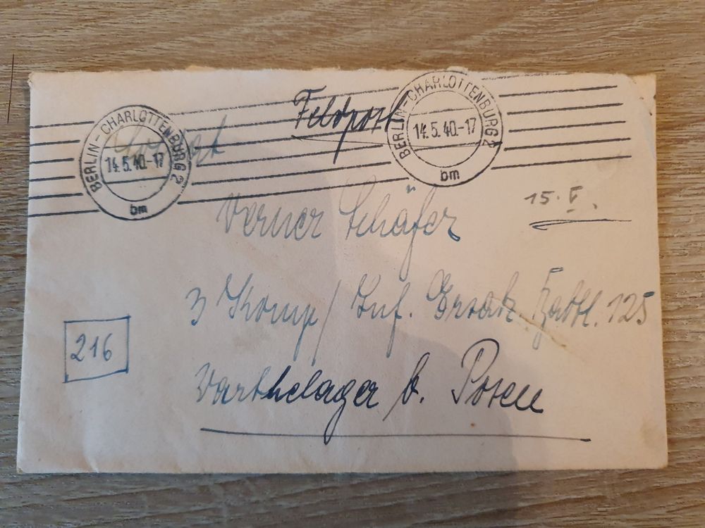 Feldpost Brief mit Inhalt WW2 1940 (Gebraucht) in Basel für CHF 1 – mit ...