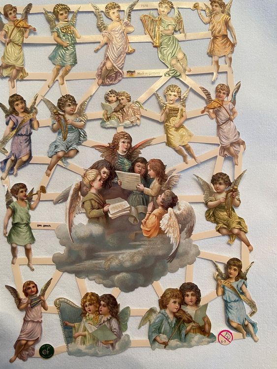Oblaten Musizierende Engel Weihnachten Nostalgie Poesie (Neu und originalverpackt) in Luzern für ...