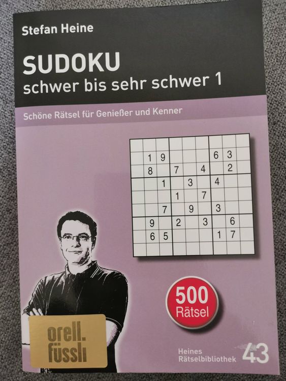 SUDOKU schwer bis sehr schwer | Kaufen auf Ricardo