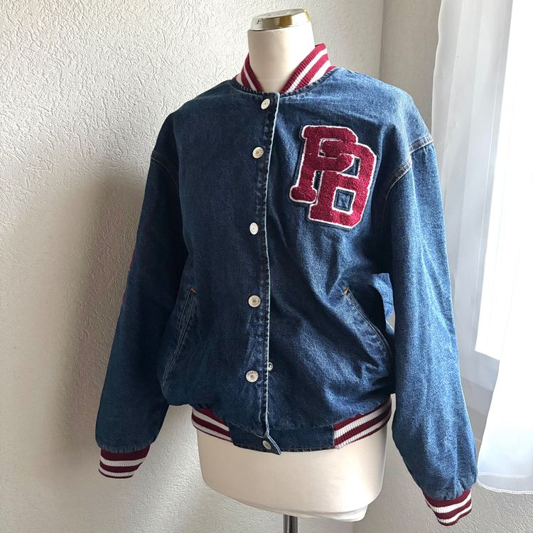 blue college style jacket (Gebraucht) in Leissigen für CHF 9 – mit ...