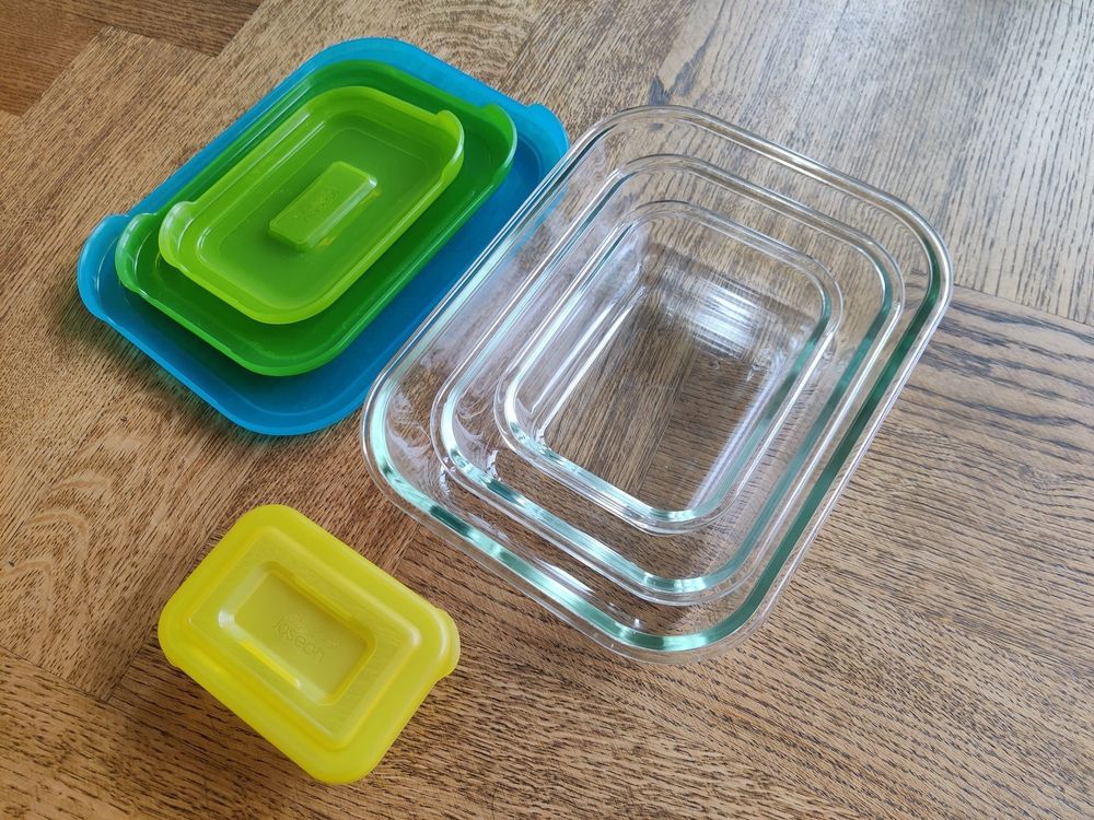 Joseph Joseph Nest Glass Containers with Plastic Lids (Gebraucht) in ...
