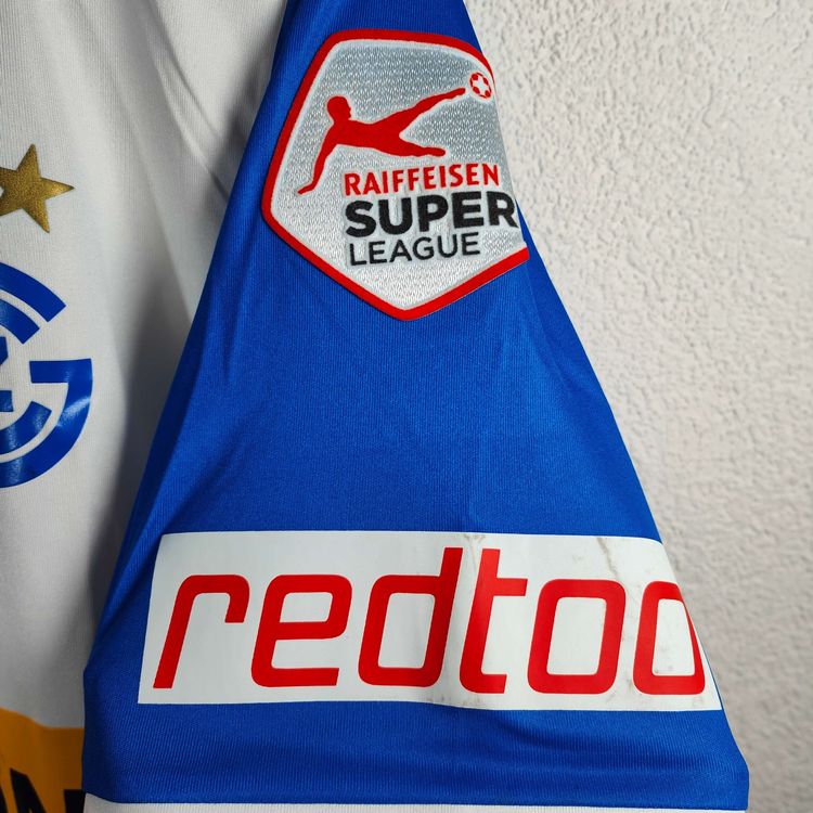 2012-13 Grasshopper Home Trikot Match Issue Final Grichting (Gebraucht ...