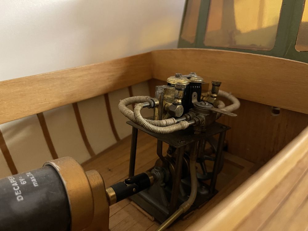 Krick Victoria Elektro Dampfbarkasse Dampf Schiff RC TOP (Gebraucht) in ...