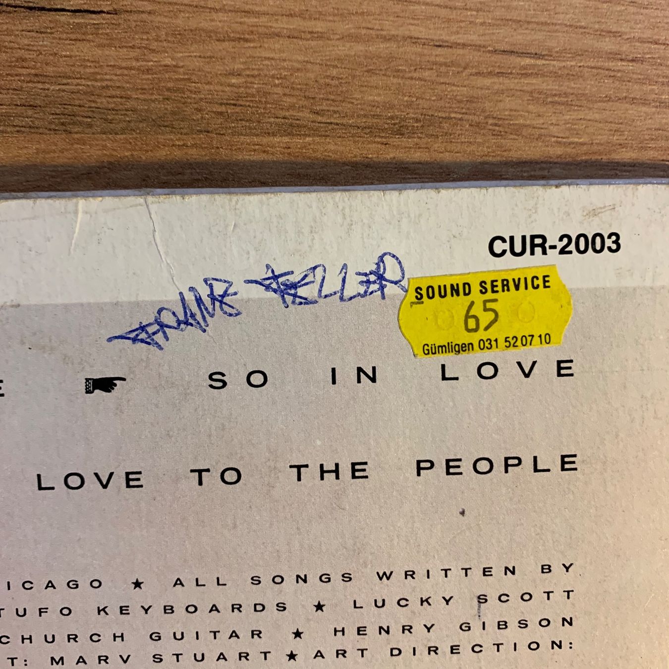 CURTIS MAYFIELD - THERE'S NO ...OG MEX 1989...VG+/VG+ (D'occasion) à ...