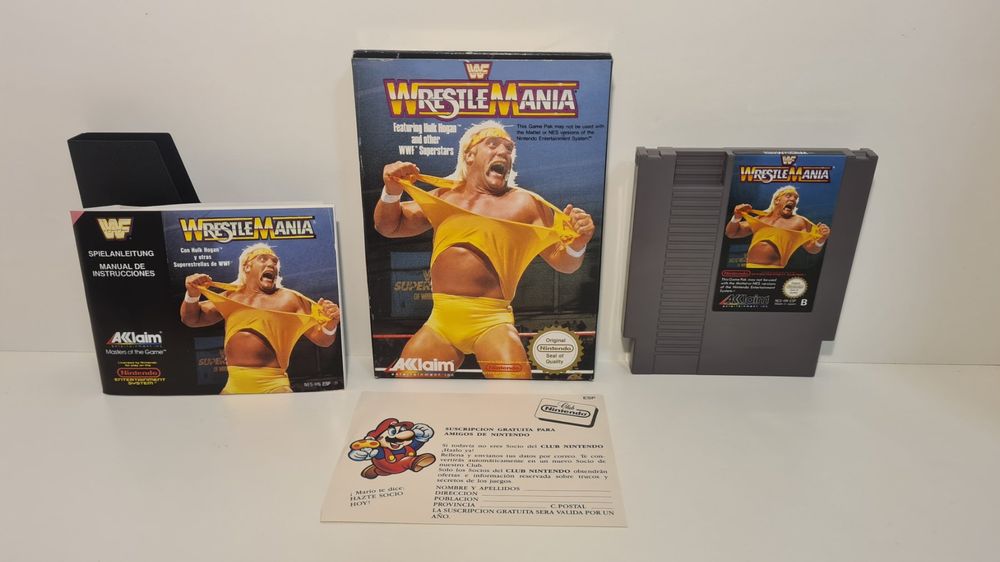 WWF WrestleMania - Hulk Hogan WWE - CIB / Pal B Nintendo NES (Gebraucht ...