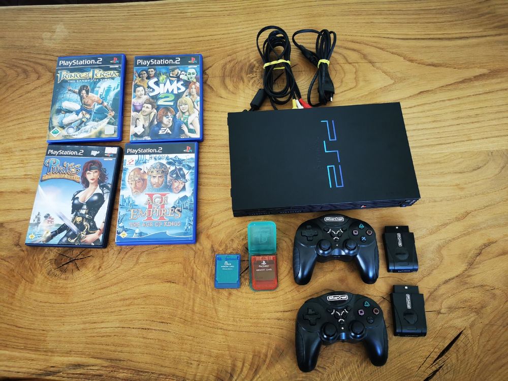 Playstation 2, PS2 set inkl. 4 Spiele | Kaufen auf Ricardo