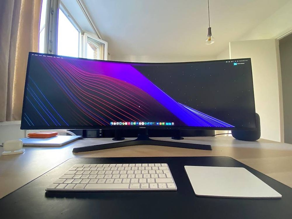 Samsung 49" Ultra-Wide Curved Monitor, QLED, 120Hz 5120x1440 (Gebraucht ...