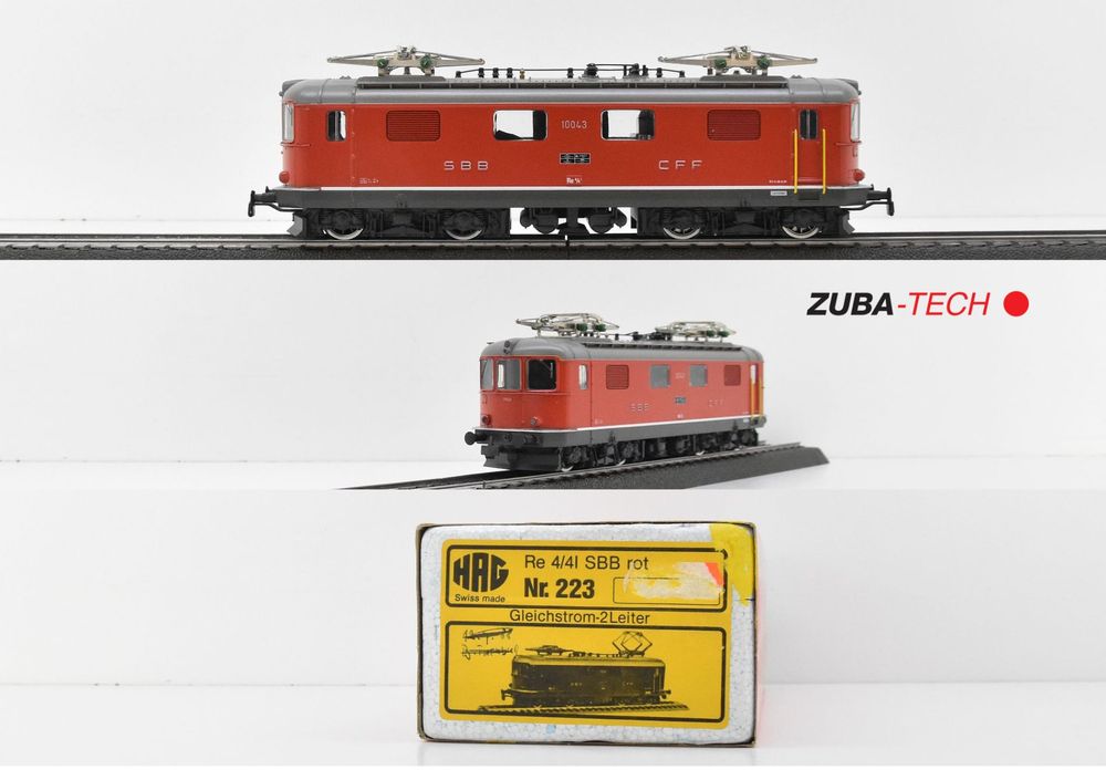 HAG 223 E-Lok Re 4/4 I SBB H0 GS Analog mit OVP | Kaufen auf Ricardo