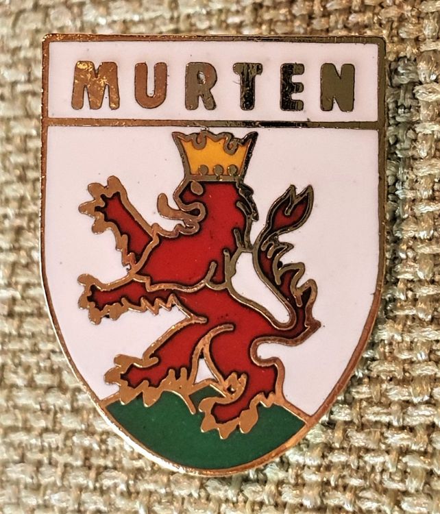 E950 - Pin Gemeinde Wappen Murten Suisse (Gebraucht) in für CHF 2 – mit ...