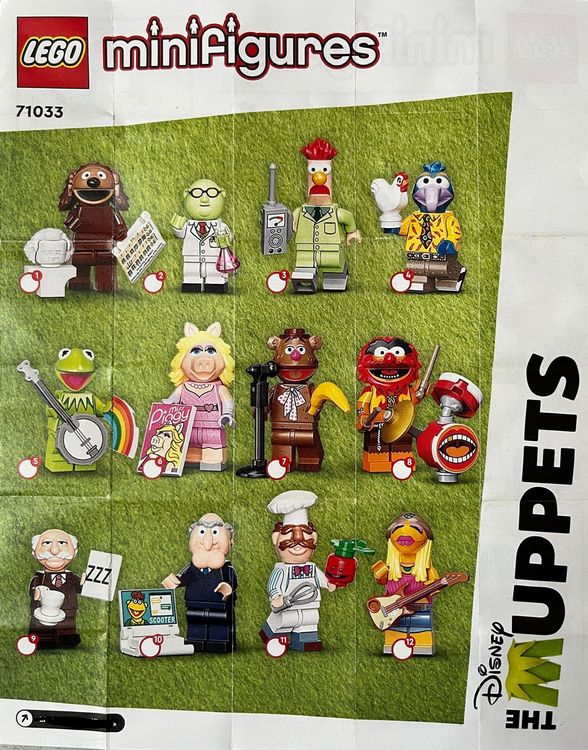 Lego 71033 Minifigur Prof. Dr. H. Bunsenbrenner Muppets | Kaufen auf ...